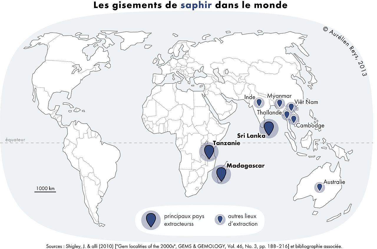 Le saphir – Gemmes-Naturelles